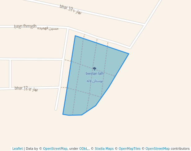 بوستان لاله in Pakdasht | Map and Routes