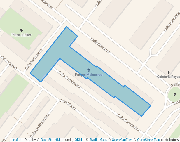 Parque Meloneros in Alcorcón | Map and Routes