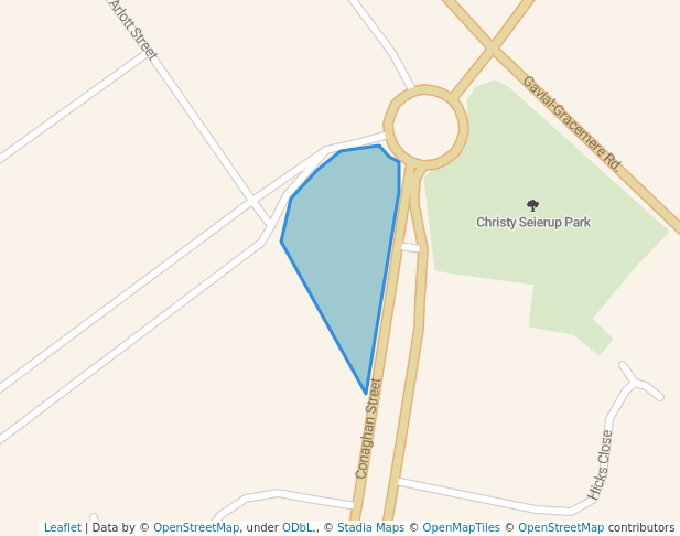 Bland Street Park in Gracemere | Map and Routes