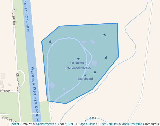 Colbinabbin Recreation Reserve in Colbinabbin | Map and Routes