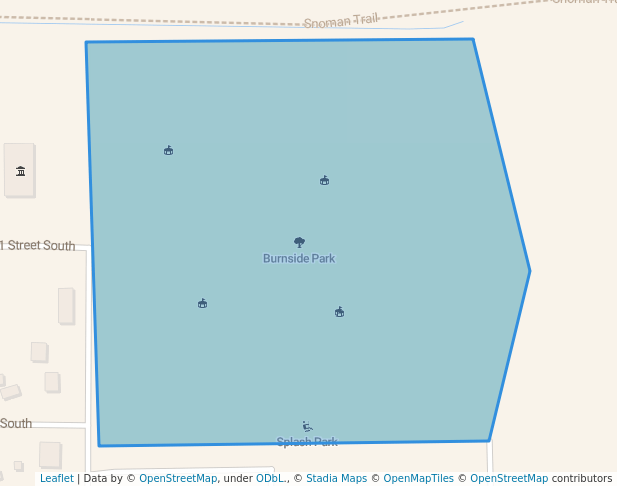 Burnside Park in Sainte Rose du Lac | Map and Routes