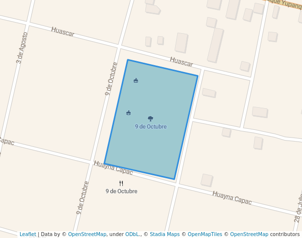 9 de Octubre in Pucallpa | Map and Routes