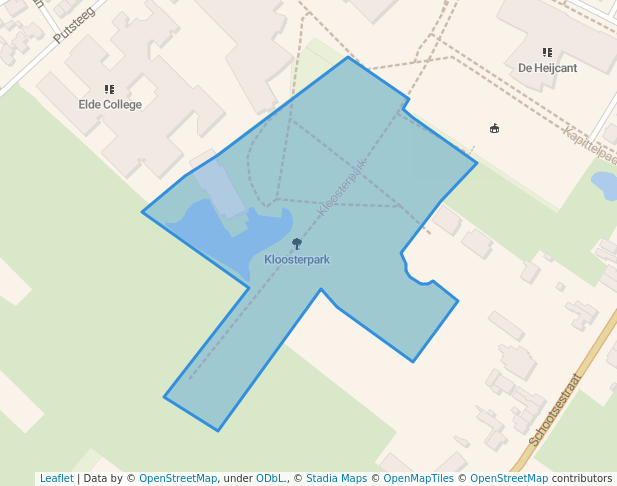 Kloosterpark in Schijndel | Map and Routes
