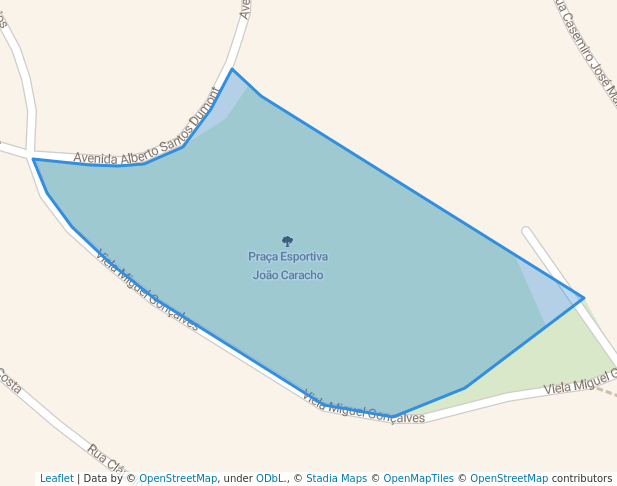 Praça Esportiva João Caracho in Osasco | Map and Routes