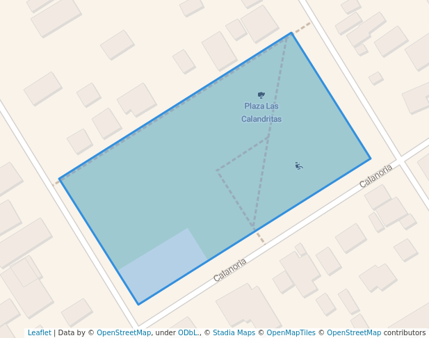 Plaza Las Calandritas in La Lonja | Map and Routes