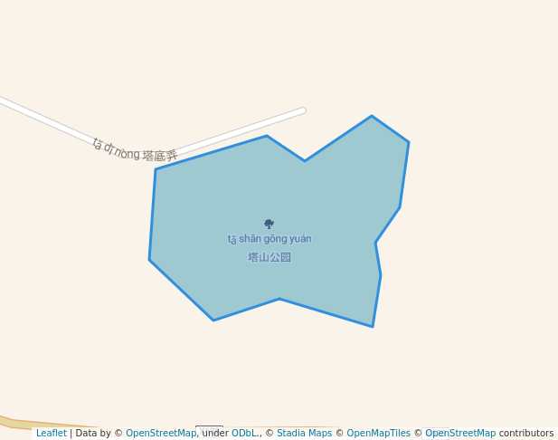 塔山公园 in Shang Rao Shi | Map and Routes