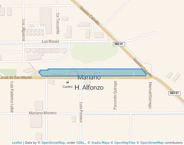 Plaza Cívica Mariano H. Alfonzo in Mariano H. Alfonso | Map and Routes