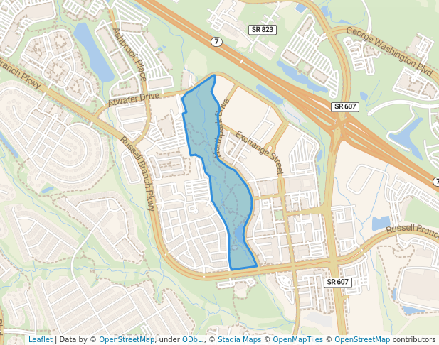 One Loudoun Central Park in Ashburn | Map and Routes
