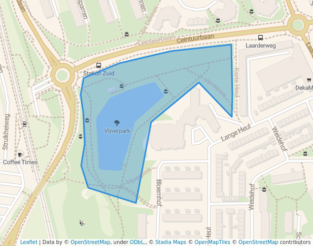 Vijverpark in Bussum | Map and Routes