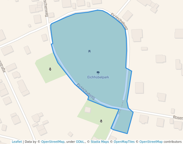 Eichhübelpark in Plauen | Map and Routes