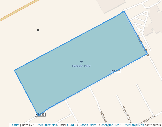 Pearson Park in Alvin | Map and Routes