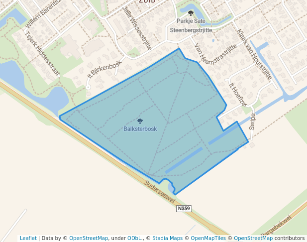 Balksterbosk in Balk | Map and Routes