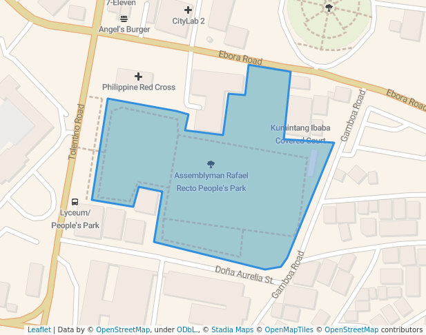 Assemblyman Rafael Recto People's Park in Batangas | Map and Routes