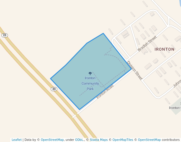 Ironton Community Park in Port Sulphur | Map and Routes