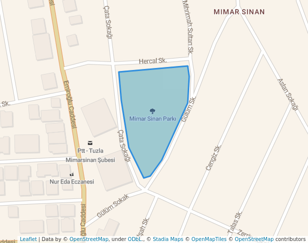 Mimar Sinan Parkı in Çayırova | Map and Routes