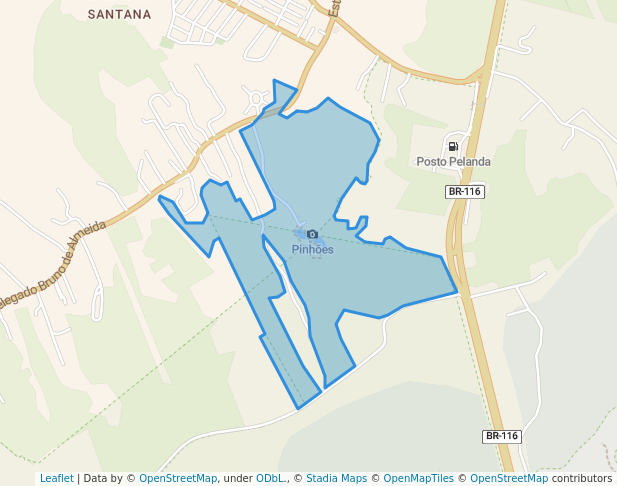 Parque Pinhal do Santana in Curitiba | Map and Routes