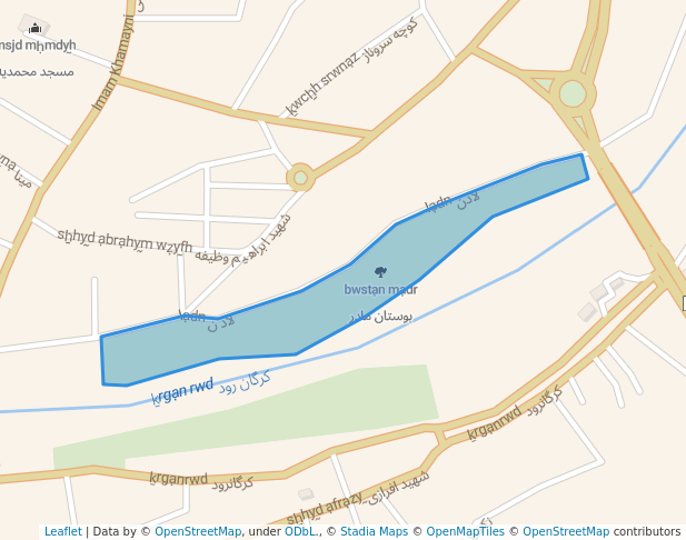 بوستان مادر in Hashtpar | Map and Routes