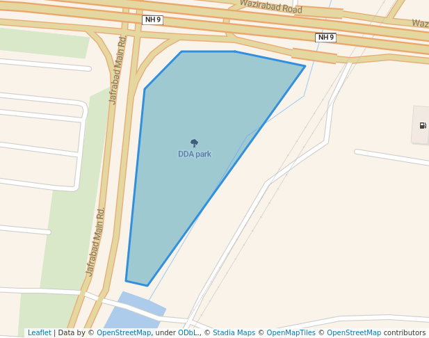 DDA park in Delhi | Map and Routes