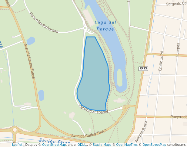 Prado Español in Mendoza | Map and Routes