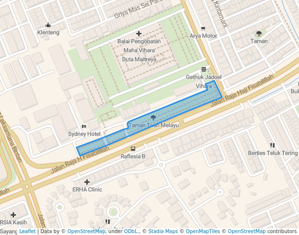 Taman Tuah Melayu in Batam | Map and Routes