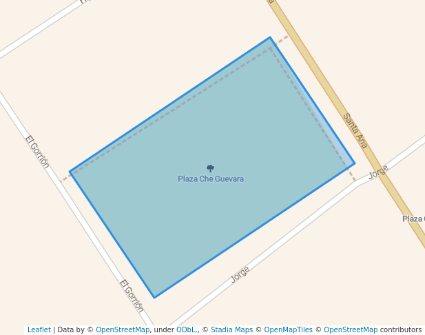 Plaza Che Guevara in Rafael Calzada | Map and Routes