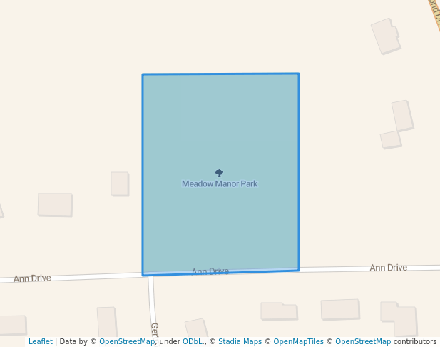 Meadow Manor Park in Stevens Point | Map and Routes