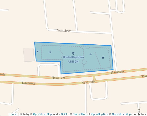 Unidad Deportiva UNISON in Hermosillo | Map and Routes