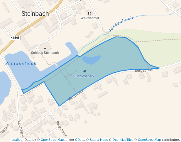 Schlosspark in Bad Lausick | Map and Routes