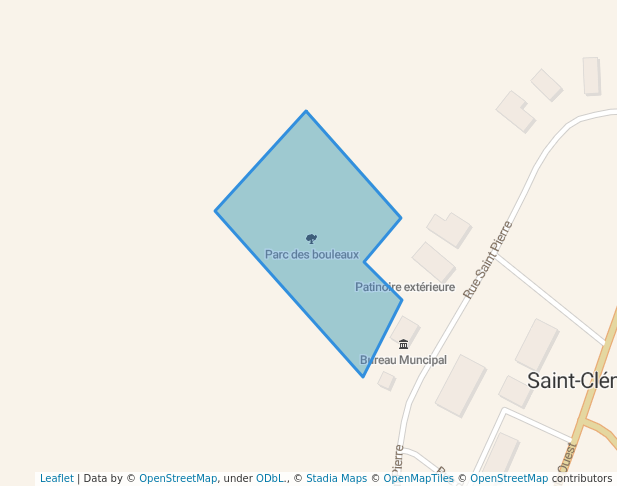 Parc des bouleaux in Saint-Clément | Map and Routes