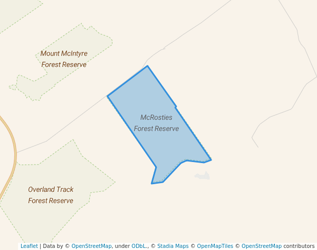 McRosties Forest Reserve in Mount Burr | Map and Routes