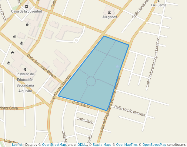 Parque Municipal "Manuel Rodríguez Penalva" in Huéscar | Map and Routes