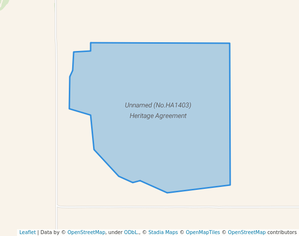 Unnamed (No.HA1403) Heritage Agreement in Minlaton | Map and Routes