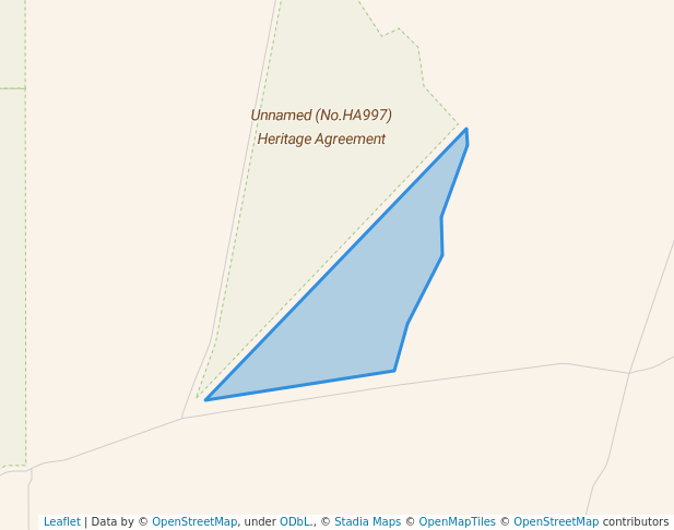 Unnamed (No.HA996) Heritage Agreement in Yaninee | Map and Routes