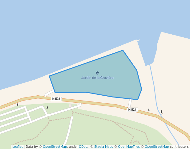 Jardin de la Gravière in Langon | Map and Routes