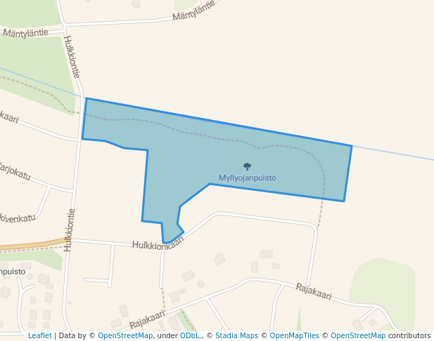Myllyojanpuisto in Kaarina | Map and Routes