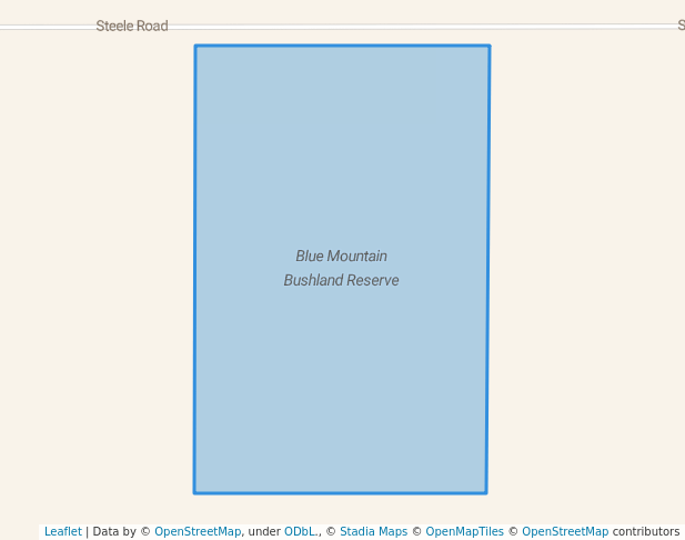 Blue Mountain Bushland Reserve in Ouyen | Map and Routes