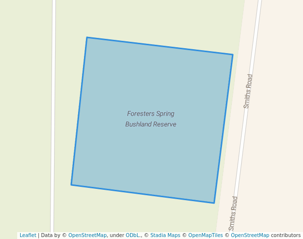 Foresters Spring Bushland Reserve in Kaniva | Map and Routes