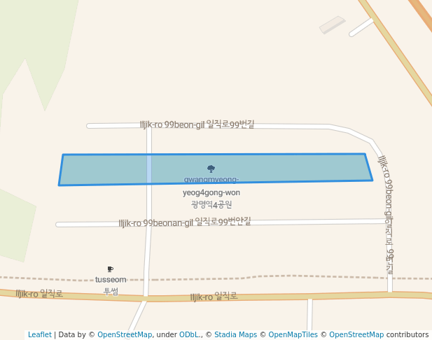 광명역4공원 in Gwangmyeong-si | Map and Routes