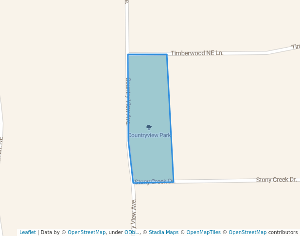 Countryview Park in Owatonna | Map and Routes