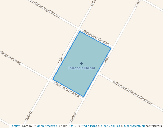 Plaza de la Libertad in Lepe | Map and Routes