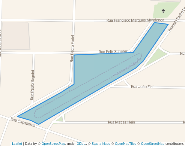 Parque do Jardim Santo Antônio in Cambé | Map and Routes