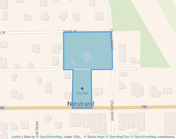 City Park in Nerstrand | Map and Routes