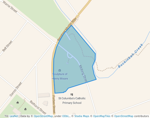 Banjo Patterson Bush Park in Yeoval | Map and Routes