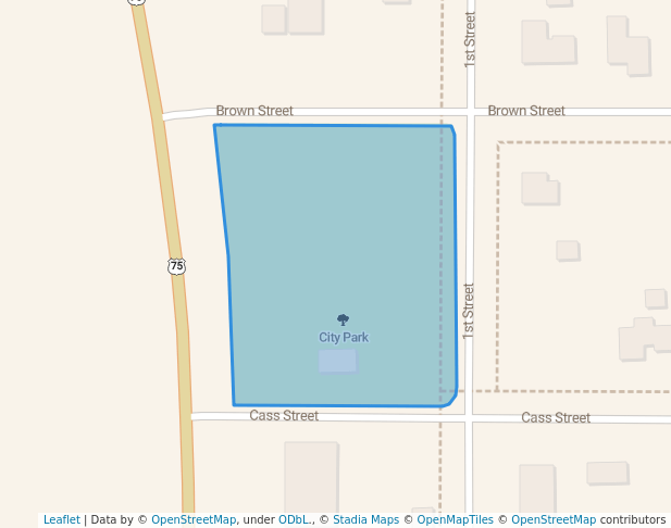 City Park in Dumont | Map and Routes