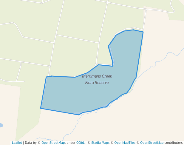 Merrimans Creek Flora Reserve in Hiamdale | Map and Routes