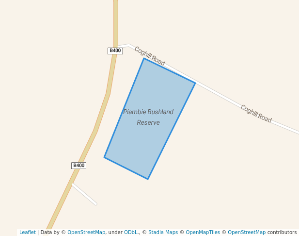 Piambie Bushland Reserve in Kooloonong | Map and Routes