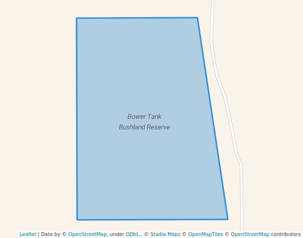 Bower Tank Bushland Reserve in Kooloonong | Map and Routes