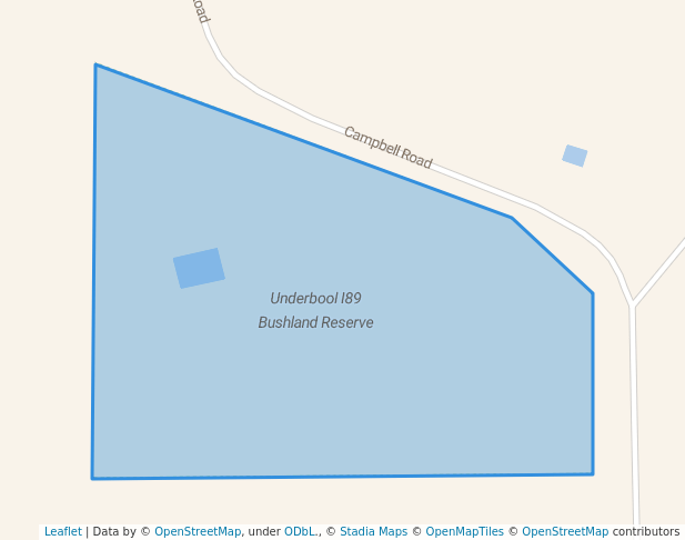 Underbool I89 Bushland Reserve in Underbool | Map and Routes