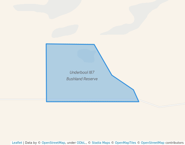 Underbool I87 Bushland Reserve in Underbool | Map and Routes