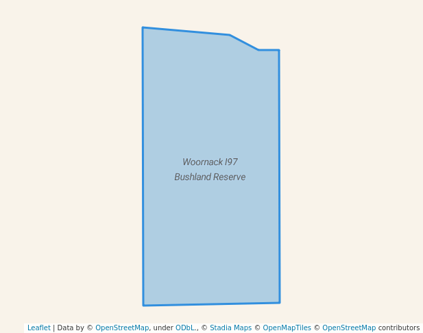 Woornack I97 Bushland Reserve in Ouyen | Map and Routes